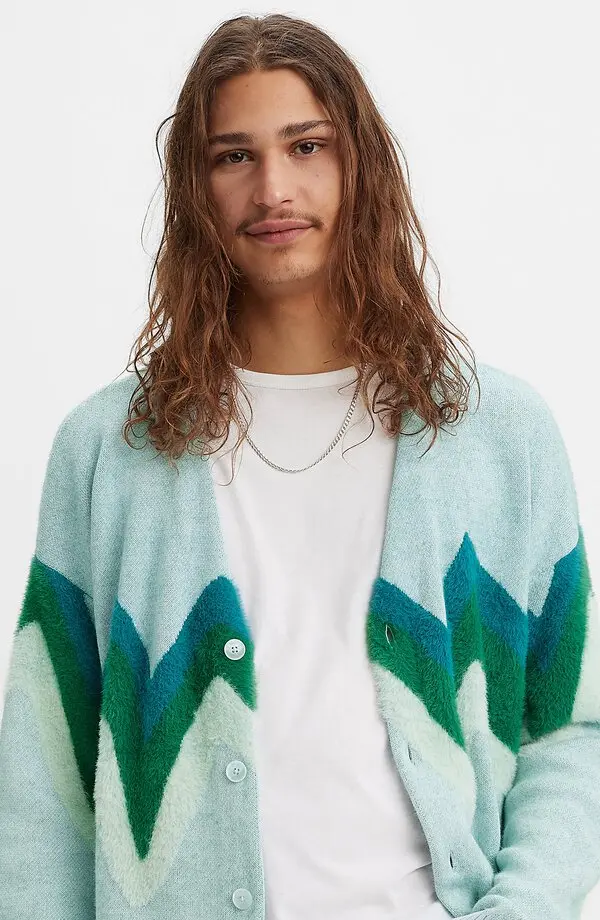 LEVI'S Coit Zigzag Stripe Cardigan