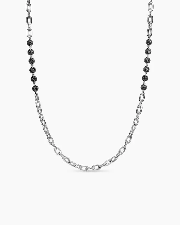 David Yurman Dy Madison® Chain Necklace - Black Diamond