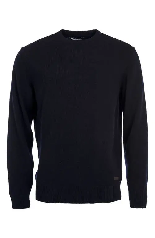 Barbour Essential Patch Wool Crewneck Sweater