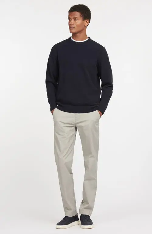 Barbour Essential Patch Wool Crewneck Sweater