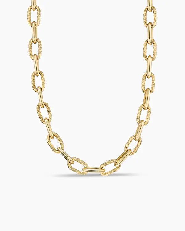 David Yurman Dy Madison® Chain Necklace - All 18k Yellow Gold