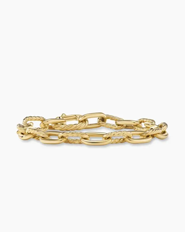 David Yurman Dy Madison® Chain Bracelet - All 18k Yellow Gold