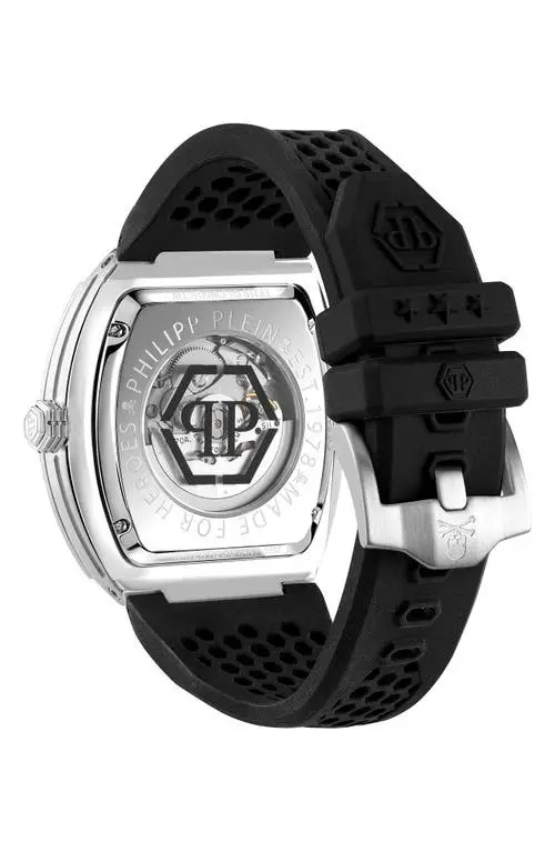 Philipp Plein The Skeleton Strap Watch - Steel