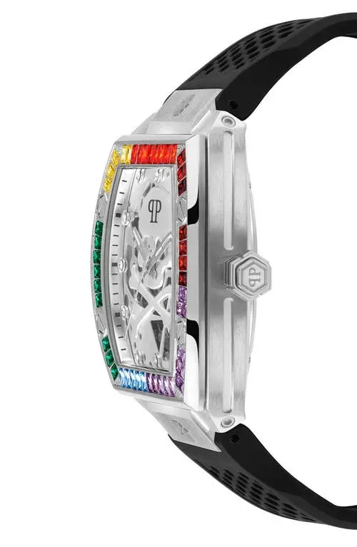 Philipp Plein The Skeleton Strap Watch - Steel