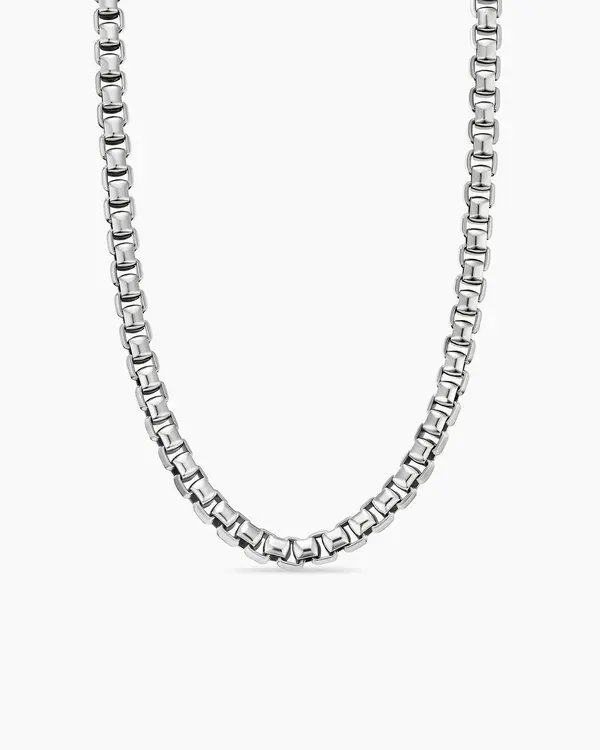 David Yurman Box Chain Necklace - All Sterling Silver