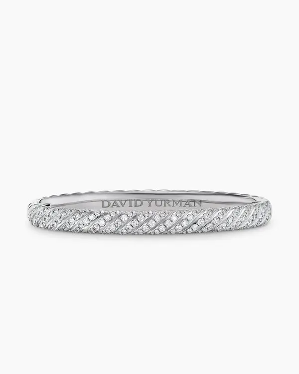 David Yurman Sculpted Cable Bangle - Diamond