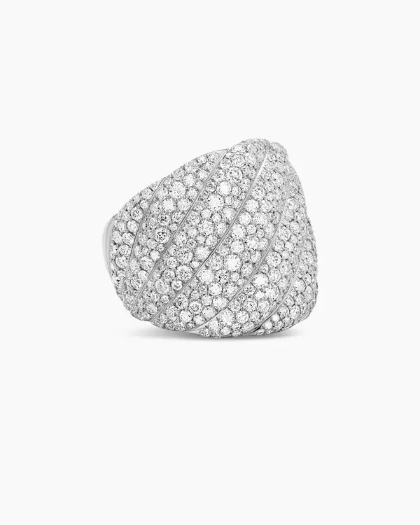 David Yurman Sculpted Cable Ring - Diamond