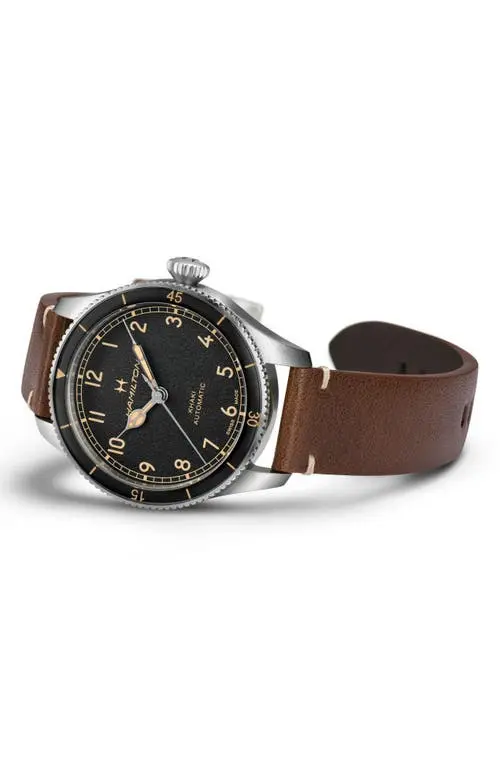 Hamilton Khaki Aviation Pioneer Strap Watch