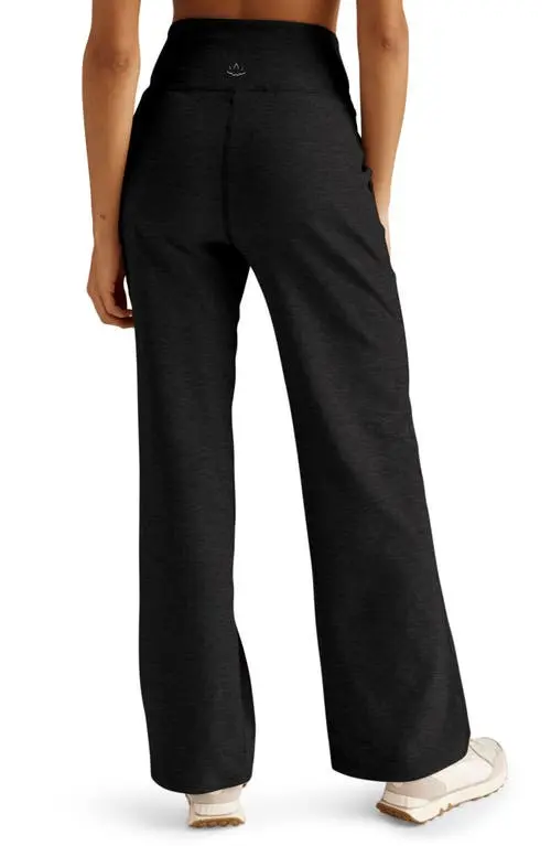 Beyond Yoga Space Dye Wide Leg Pants - Darkest Night