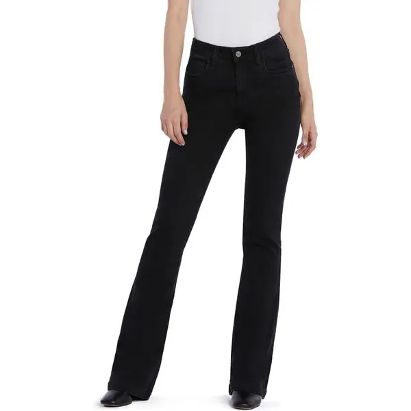 HINT OF BLU Rosa Flare Jeans - Black