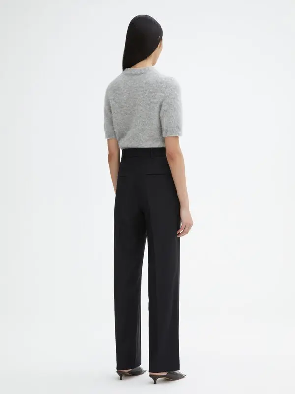 HOUSE OF DAGMAR High Waist Wool Blend Trousers
