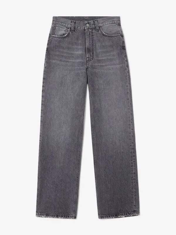 HOUSE OF DAGMAR Wide Leg Denim - Grey