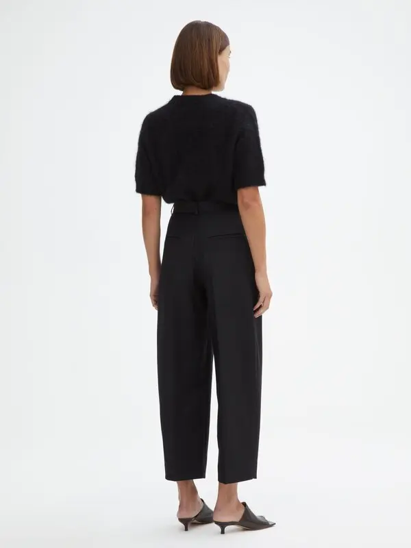 HOUSE OF DAGMAR Wide Cropped Suit Trousers