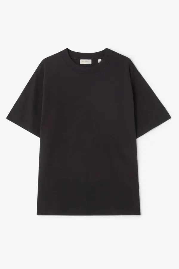 HOUSE OF DAGMAR Oversized Cotton Tee - Black