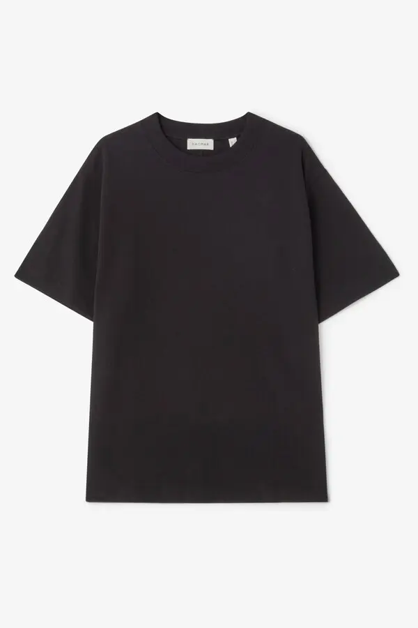 HOUSE OF DAGMAR Oversized Cotton Tee - Black