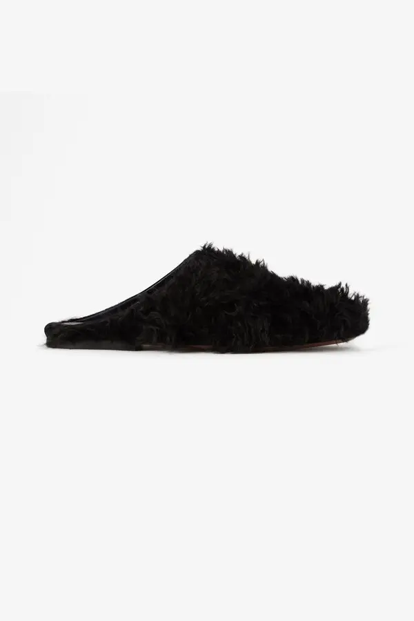HOUSE OF DAGMAR Fur Mules