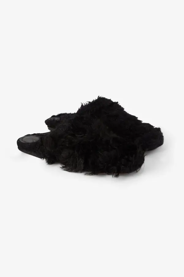 HOUSE OF DAGMAR Fur Mules