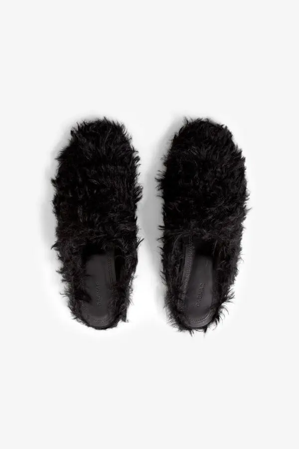 HOUSE OF DAGMAR Fur Mules