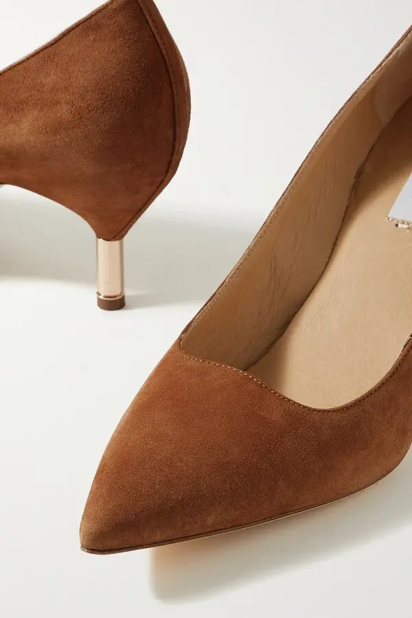 Gabriela Hearst Sofia Suede Pumps - Brown