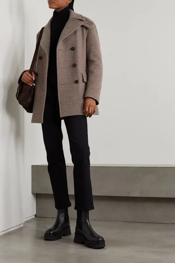 Purdey Hyde Double-breasted Wool-twill Coat