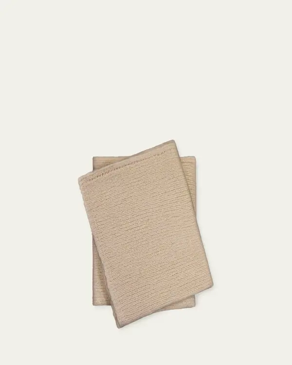 Sofia Cashmere Bouclé Cashmere-silk Throw Blanket - Oatmeal