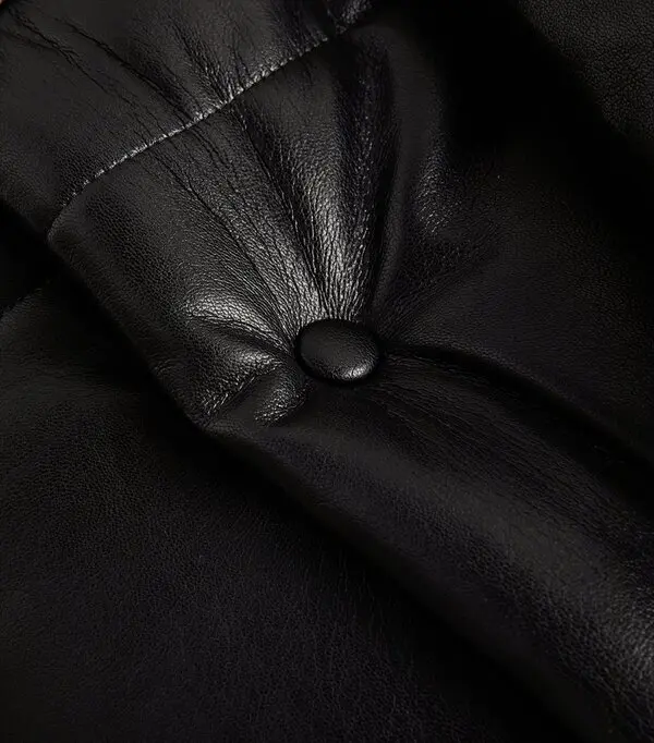 Nanushka Vegan Leather Puffer Jacket