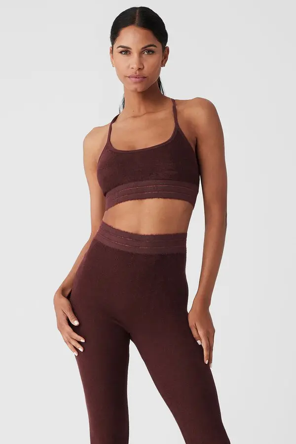 Alo Yoga Seamless Luxe Terry Cuddle Bra