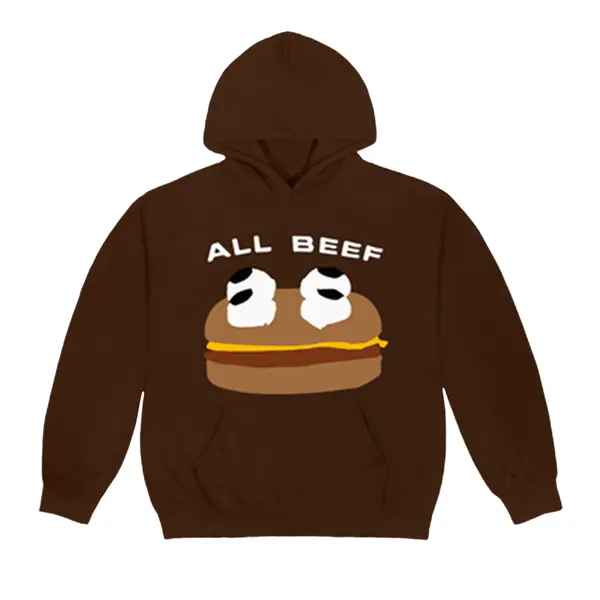 CACTUS PLANT FLEA MARKET X Mcdonald's All Beef Hoodie - Brown