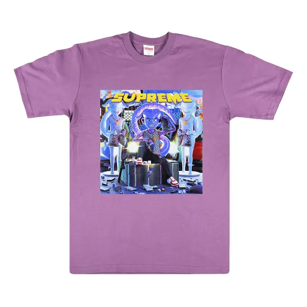 Supreme Richest Tee 'plum - Purple