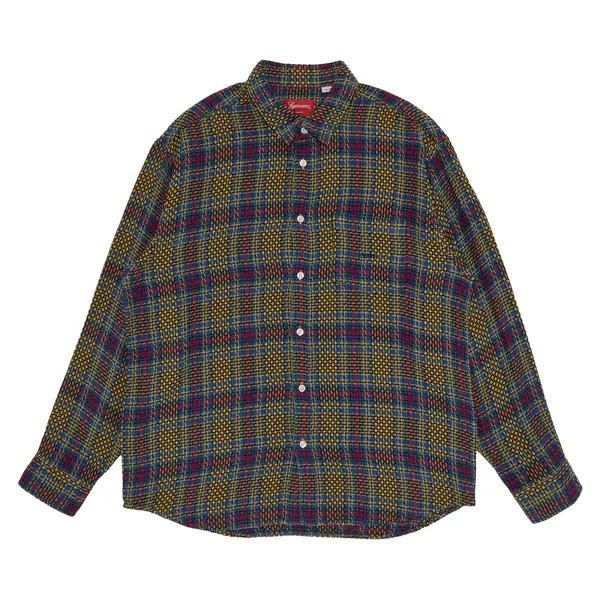 Supreme Basket Weave Plaid Shirt