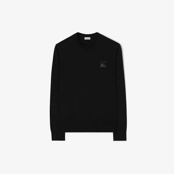 Burberry Wool Sweater - Black