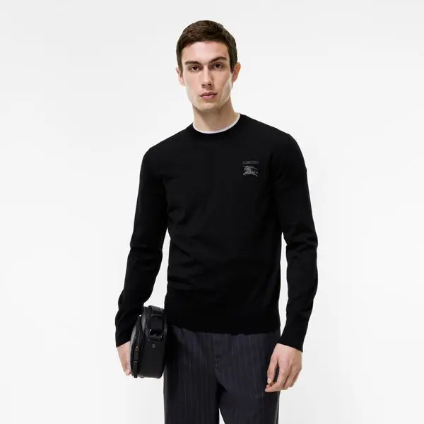Burberry Wool Sweater - Black