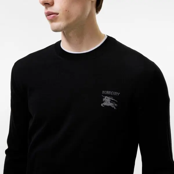 Burberry Wool Sweater - Black