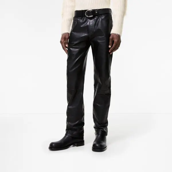 Burberry Leather Trousers