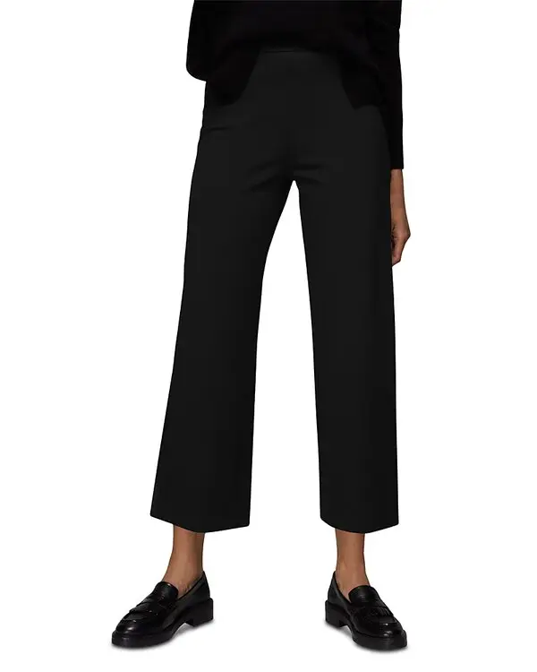 Whistles Camilla Wide-leg Trousers - Black