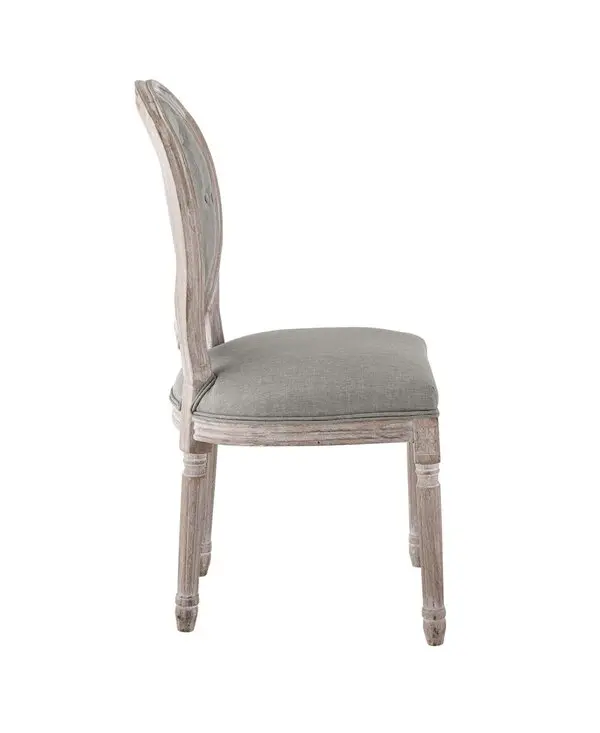 MODWAY Arise Vintage French Upholstered Fabric Dining Side Chair