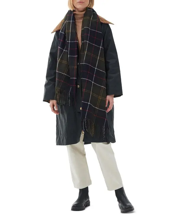 Barbour Hailes Tartan Scarf - Brown/multi