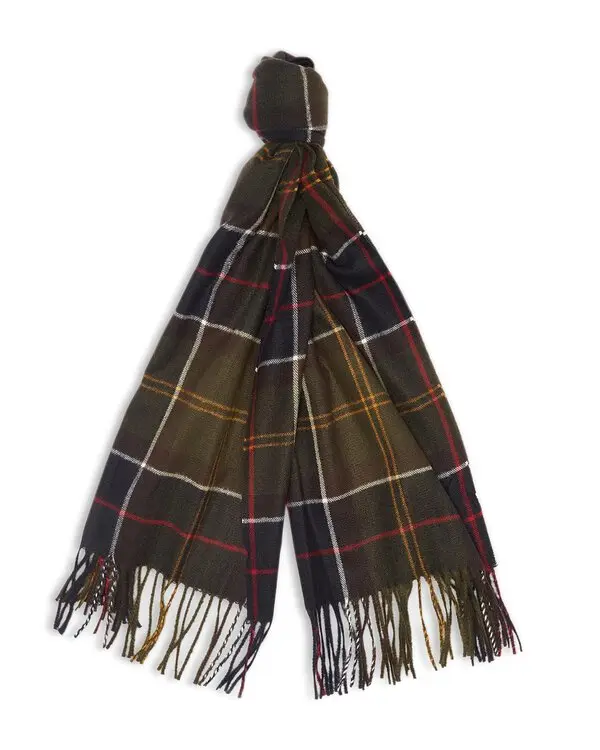 Barbour Hailes Tartan Scarf - Brown/multi