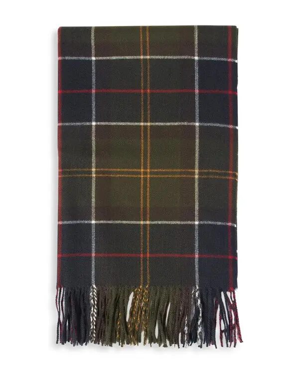 Barbour Hailes Tartan Scarf - Brown/multi