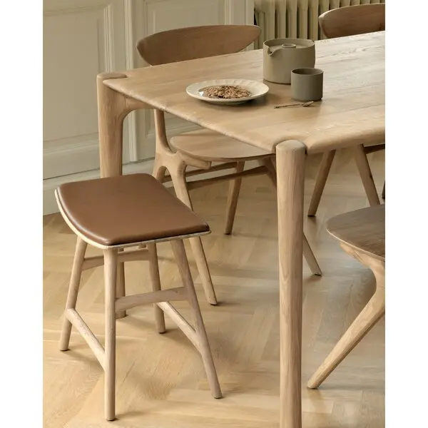 ETHNICRAFT Osso Bar Stool - Oak