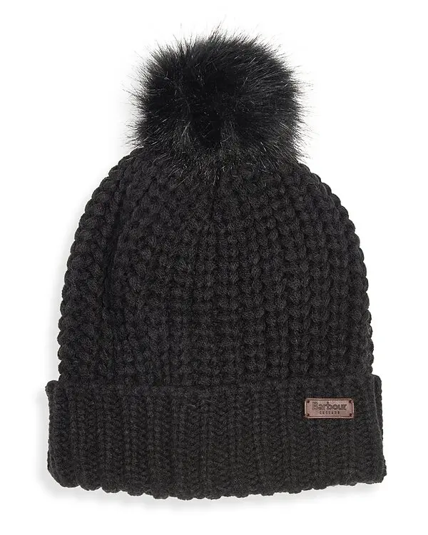 Barbour Saltburn Knit Beanie - Black