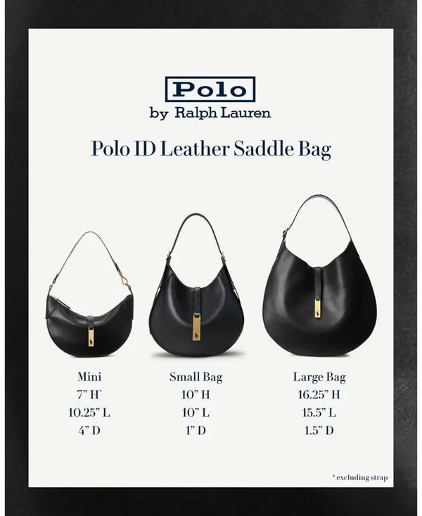 Polo Ralph Lauren Polo Id Mini Shoulder Bag - Black