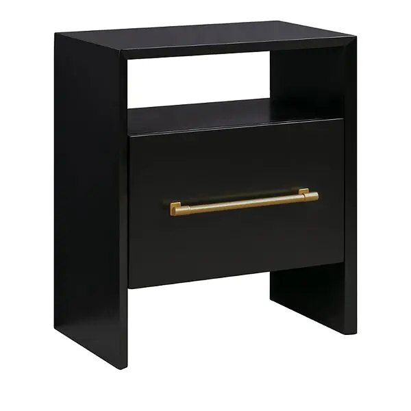 TOV FURNITURE Libre 1-drawer Nightstand - Black
