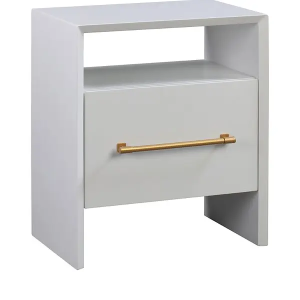 TOV FURNITURE Libre 1-drawer Nightstand - White