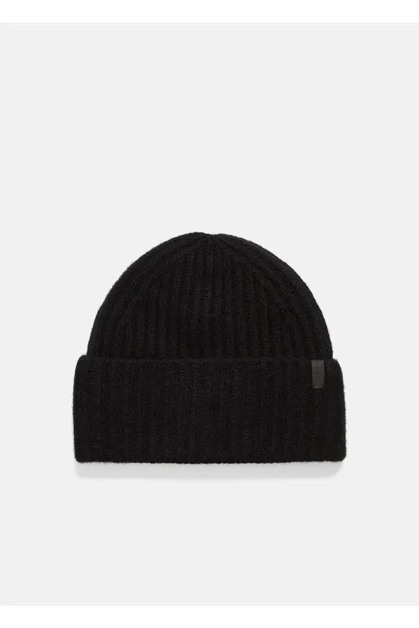 Vince Cashmere Chunky-knit Beanie - Black