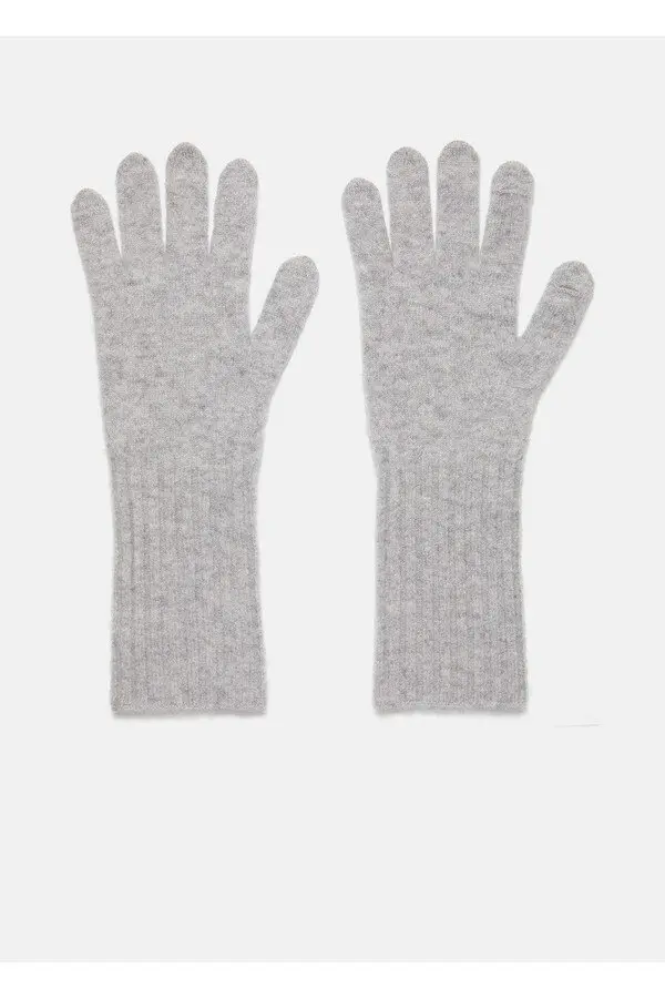 Vince Cashmere Gloves - Grey