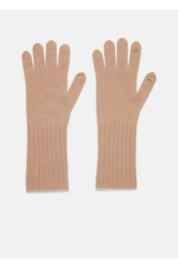 Vince Cashmere Gloves - Natural