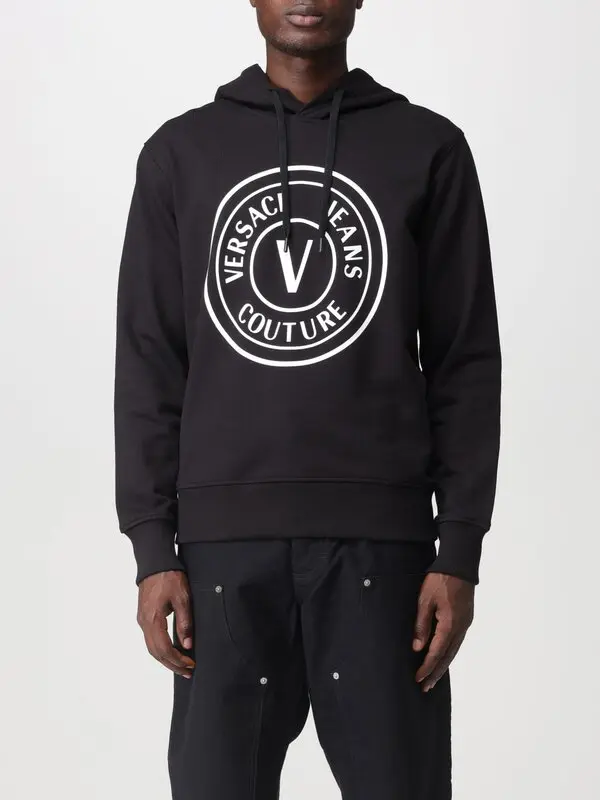 Versace Logo Sweatshirt - Black