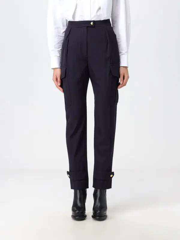 Alexander McQueen Wool And Cotton Tailored Pants