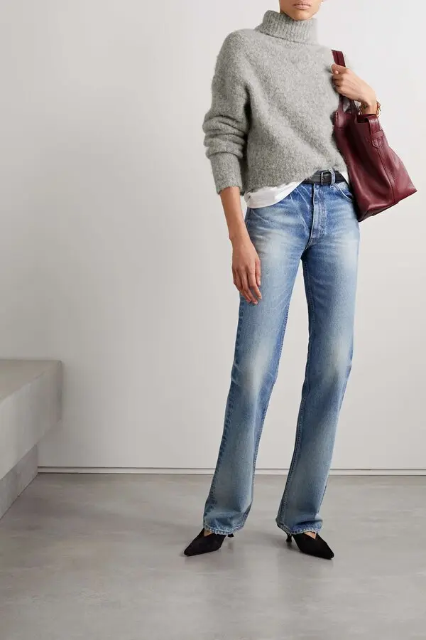 NILI LOTAN Sierra Alpaca-blend Turtleneck Sweater